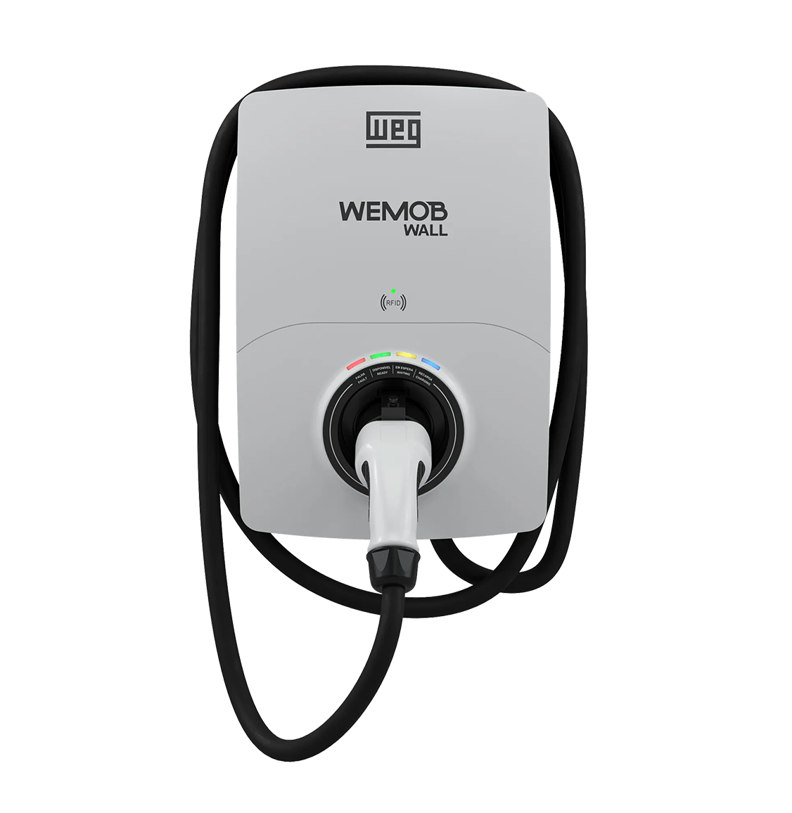 WEMOB Wall até 7,4 kW - Wallbox Weg - Carregador Elétrico Wemob WEG