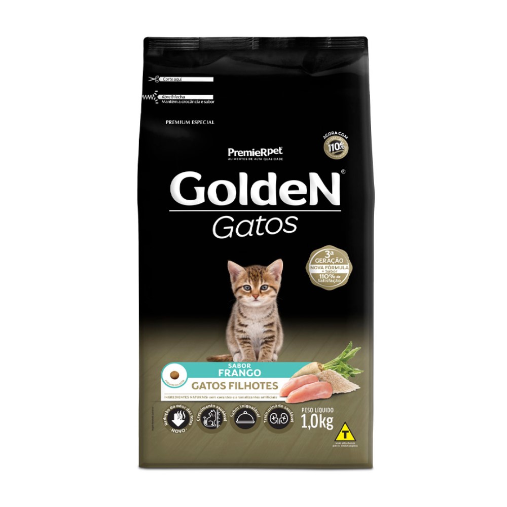 Golden Gatos Filhotes Frango